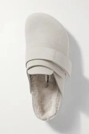BIRKENSTOCK Tekla Nagoya Shearling-lined Suede Clogs