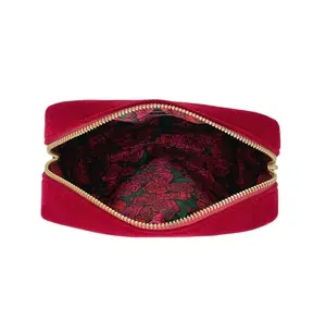 REINA REBELDE Luxe Makeup Bag With Patch