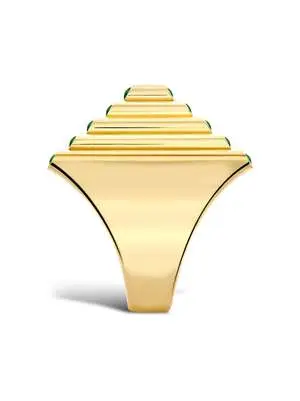 PRAGNELL 18kt Yellow Emerald Cocktail Ring