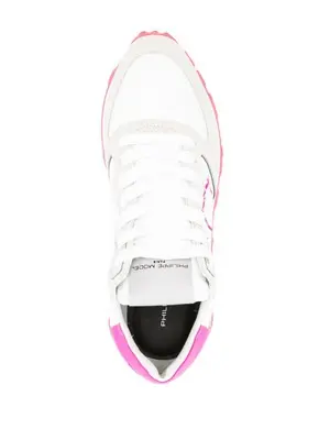 Philippe Model Tropez Haute Lace-up Sneakers - White