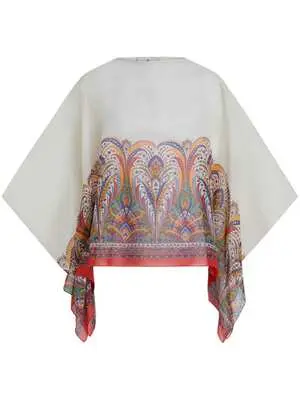 Etro Paisley-print Silk Tunic