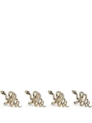 L'Objet Snake Napkin Jewels - Gold