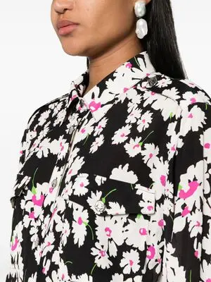 MSGM Floral Print Shirt