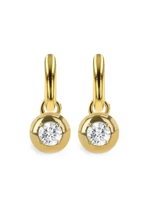 PRAGNELL 18kt Yellow Diamond Drop Earrings - Gold