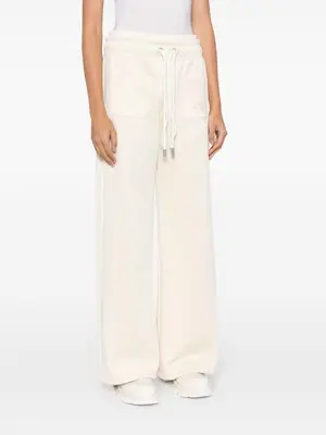 Off-White Logo-embroidered Flared Track Pants