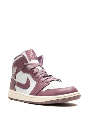 JORDAN Air 1 Mid Sky J Mauve Sneakers - White