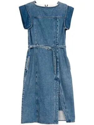 3.1 Phillip Lim Deconstructed Belted Denim Dress