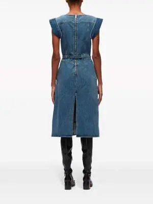 3.1 Phillip Lim Deconstructed Belted Denim Dress