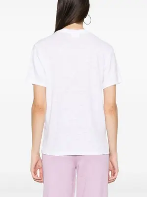 MARANT ETOILE Zewel Linen T-shirt - White