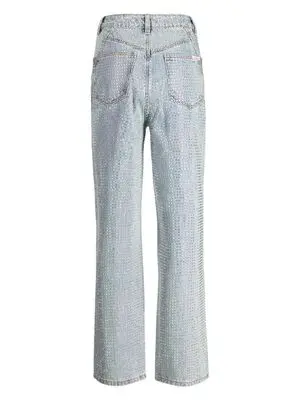 SELF-PORTRAIT Mid-rise Flared Jeans