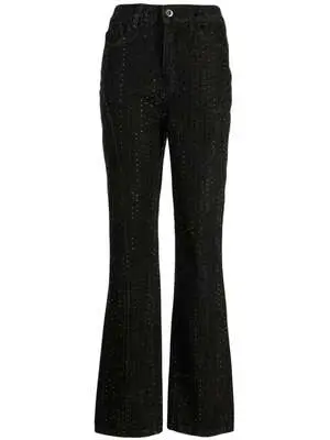 SELF-PORTRAIT Embellished Flared Jeans