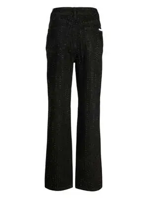 SELF-PORTRAIT Embellished Flared Jeans