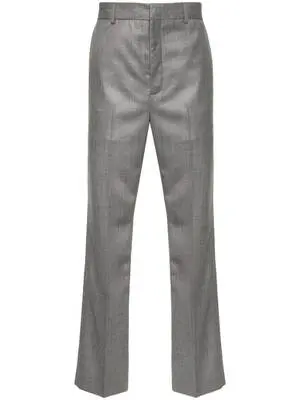 Acne Studios Pressed-crease Mélange Trousers