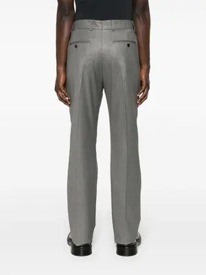 Acne Studios Pressed-crease Mélange Trousers