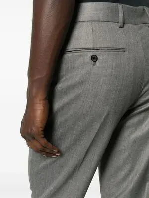 Acne Studios Pressed-crease Mélange Trousers