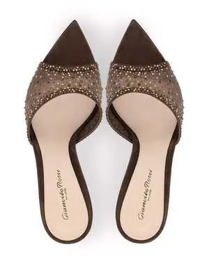 GIANVITO ROSSI Rania 105mm Crystal-embellished Sandals