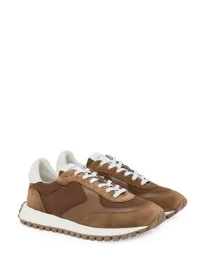 GIANVITO ROSSI Panelled Sneakers - Brown