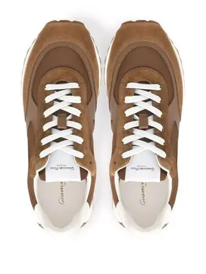 GIANVITO ROSSI Panelled Sneakers - Brown