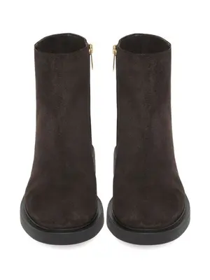 GIANVITO ROSSI Lexington Suede Boots - Brown