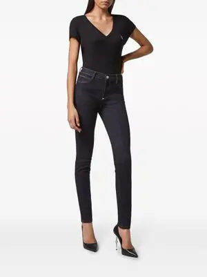 Philipp Plein Logo-plaque Skinny Jeans - Black