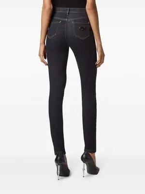 Philipp Plein Logo-plaque Skinny Jeans - Black