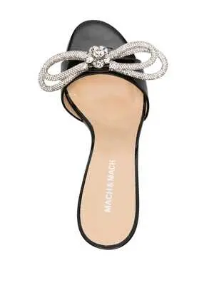 Mach & Mach 90mm Double-bow Sandals