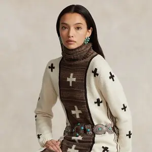 Ralph Lauren Prl X Naiomi Glasses Wool-blend Dress