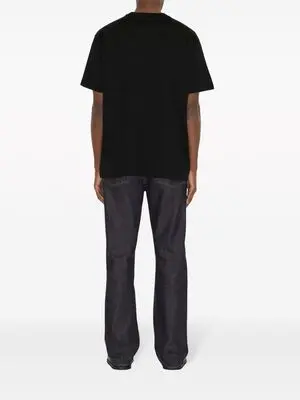 Burberry Logo-print Cotton T-shirt - Black
