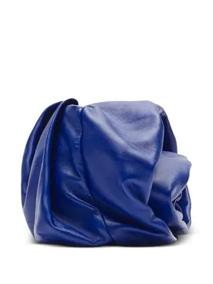 Burberry Rose Leather Clutch - Blue