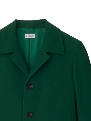 Burberry Single-breasted Wool Coat