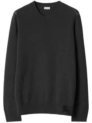 Burberry Equestrian Knight Cashmere Jumper - Black