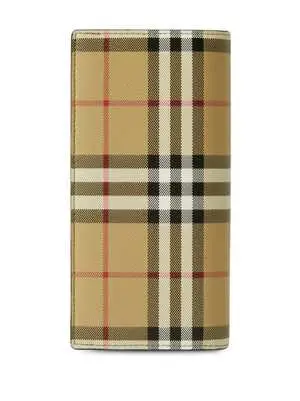 Burberry Vintage Check Leather Wallet