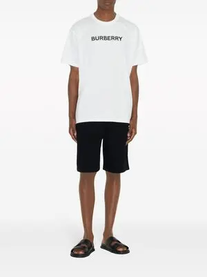 Burberry Logo-print Cotton T-shirt - White