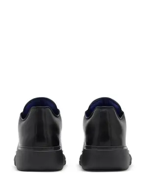 Burberry Ranger Leather Sneakers - Black