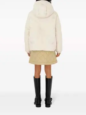 Burberry Diamond-quilted Miniskirt - Neutrals