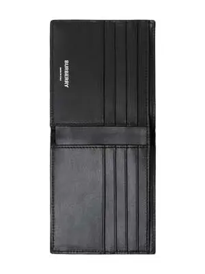 Burberry Vintage Check Bifold Leather Wallet - Neutrals