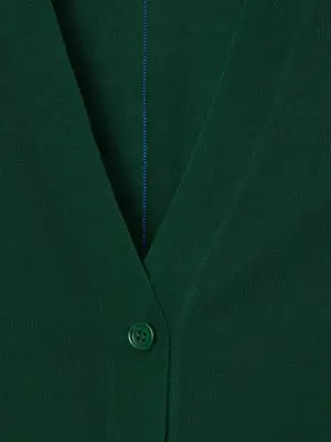 Burberry Fine-knit Wool Cardigan - Green