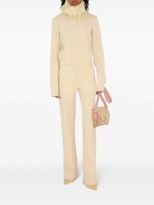 Burberry Warped Houndstooth Jacquard Jumper - Neutrals