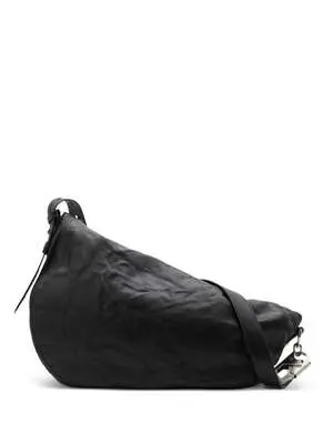 Burberry Medium Knight Leather Tote Bag - Black