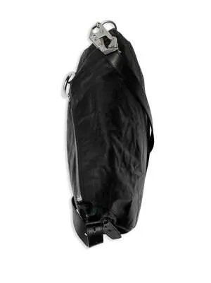 Burberry Medium Knight Leather Tote Bag - Black