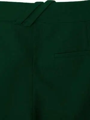 Burberry Tailored-cut Wool Trousers - Green
