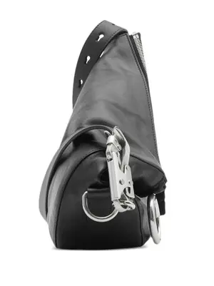 Burberry Small Leather Shoulder Bag - Black