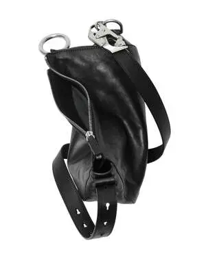 Burberry Small Leather Shoulder Bag - Black