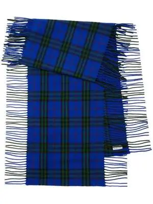Burberry Check-pattern Cashmere Scarf