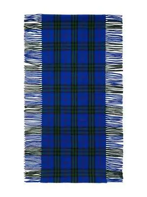 Burberry Check-pattern Cashmere Scarf