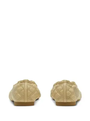 Burberry Quilted Leather Ballerina Flats