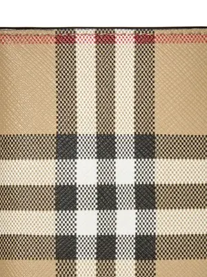 Burberry Vintage Check Leather Wallet