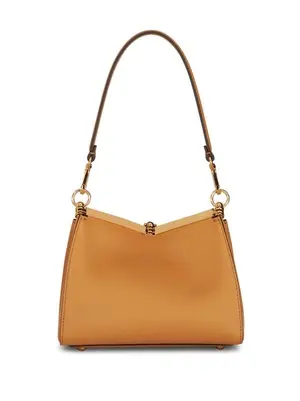 Etro Mini Vela Bag With Medallion Closure - Brown