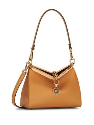 Etro Mini Vela Bag With Medallion Closure - Brown