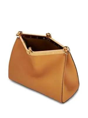 Etro Mini Vela Bag With Medallion Closure - Brown